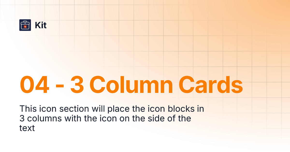 04 - 3 Column Cards | Kit