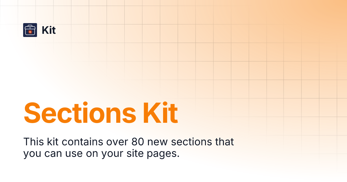 Sections Kit | Kit